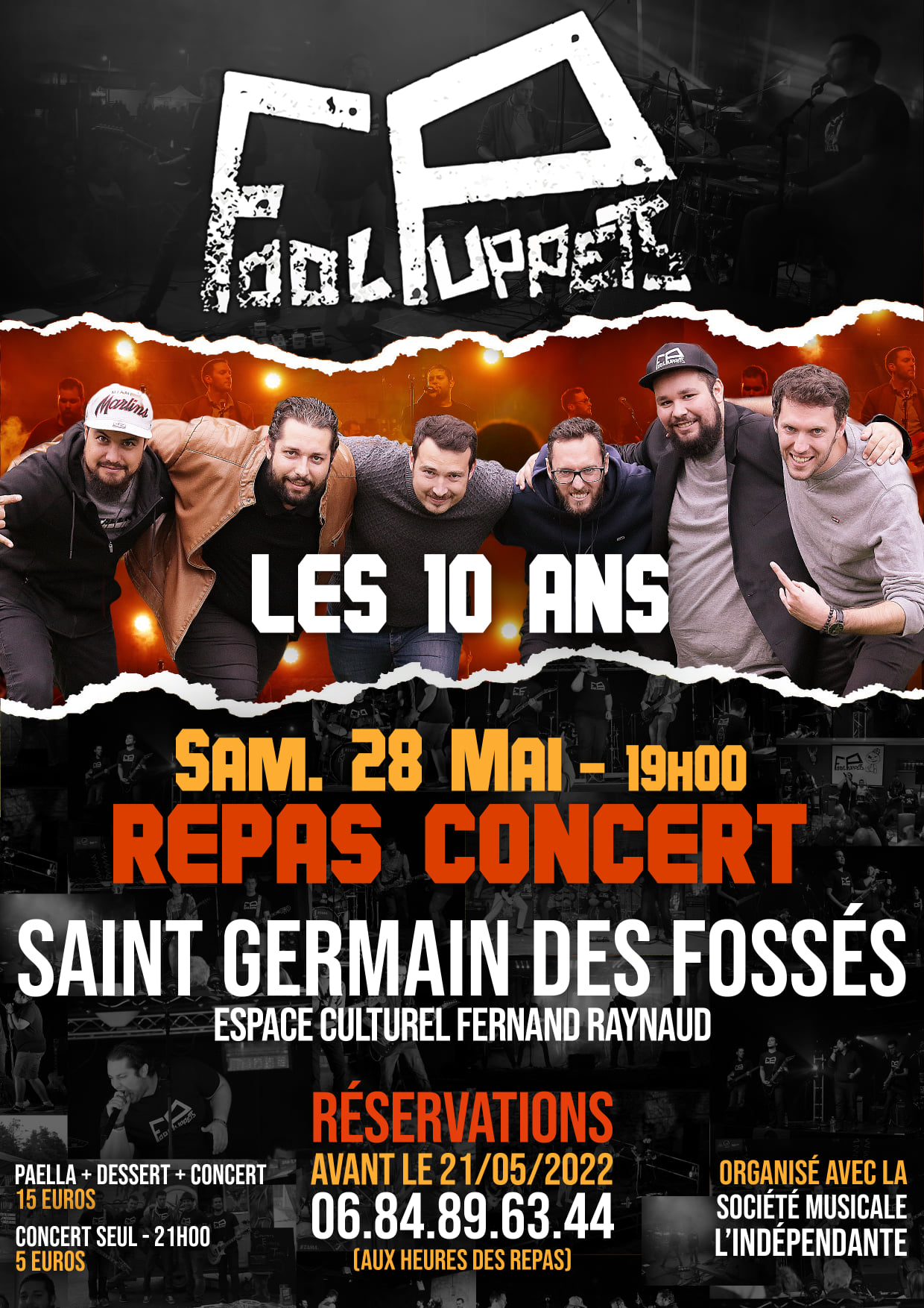 Fool Puppets – Groupe rock Auvergnat